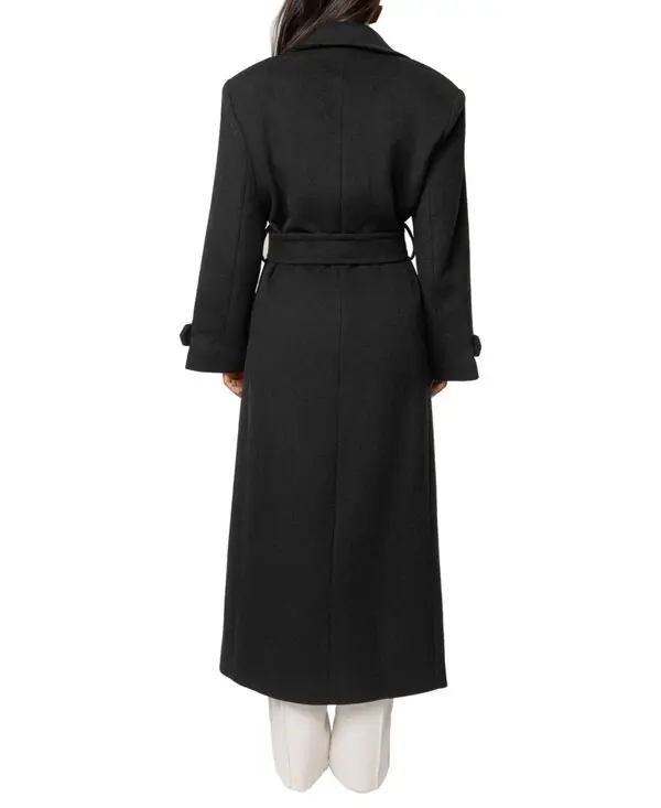 JLUXLABEL Empire Longline Coat - Black
