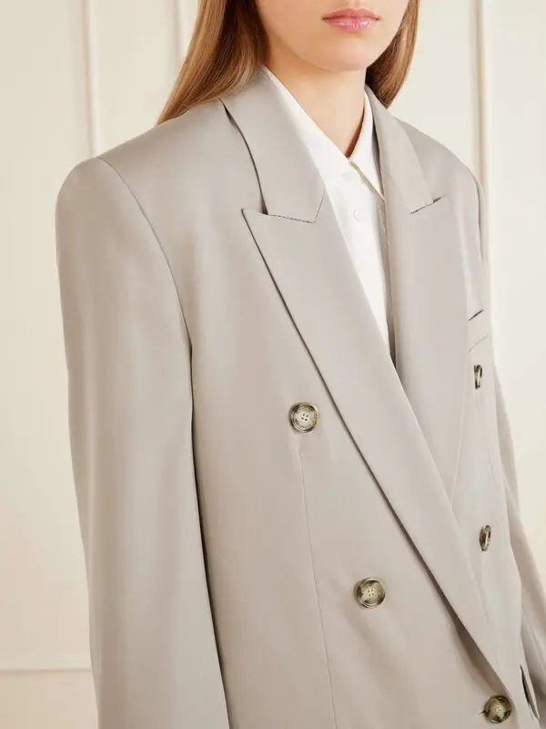 Stella McCartney Double-breasted Oversized Wool-twill Blazer