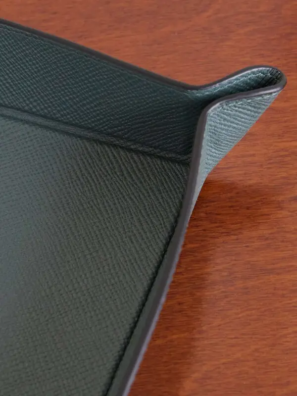 Smythson Panama Leather Trinket Tray