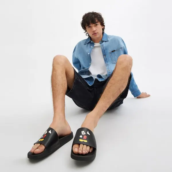 COACH OUTLET Disney X Coach Slide With Mickey Mouse