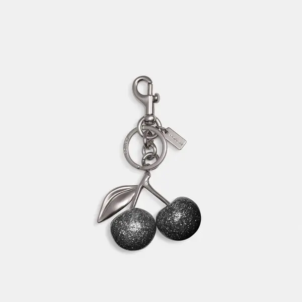 COACH OUTLET Cherry Bag Charm - Silver/silver