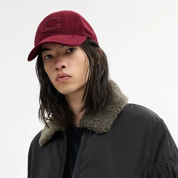 COACH OUTLET Coach Signature Patch Baseball Hat
