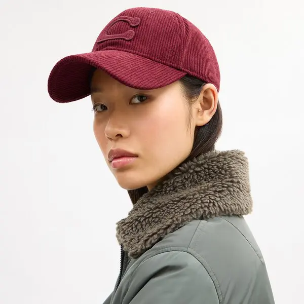 COACH OUTLET Coach Signature Patch Baseball Hat