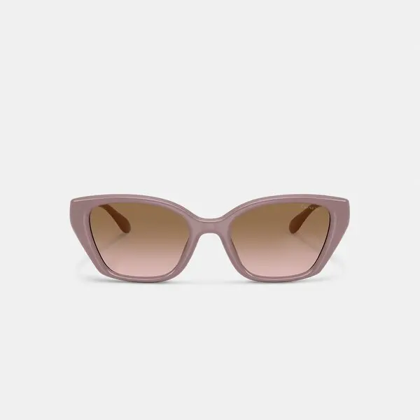 COACH OUTLET C Hardware Square Cat Eye Sunglasses - Putty