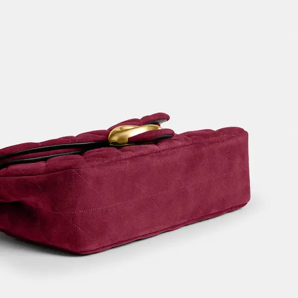 COACH OUTLET Tabby Shoulder Bag 26 With Quilting - Brass/dark Fuchsia
