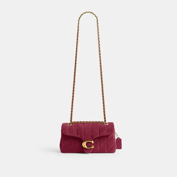 COACH OUTLET Tabby Shoulder Bag 26 With Quilting - Brass/dark Fuchsia
