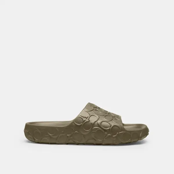 COACH OUTLET Bay Slide In Signature - Army Green