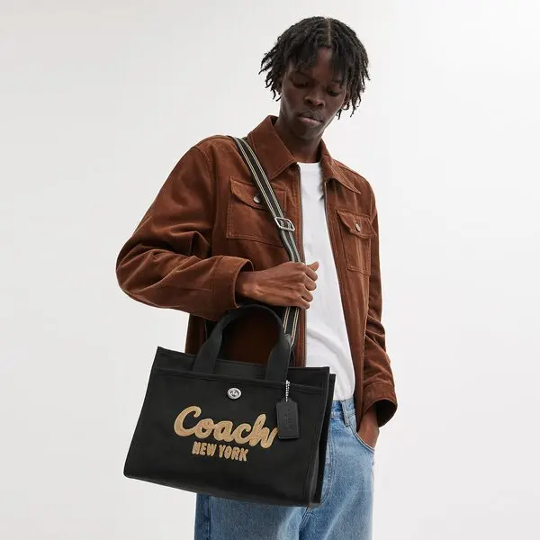 COACH OUTLET Coach Cargo Tote Bag - Silver/black