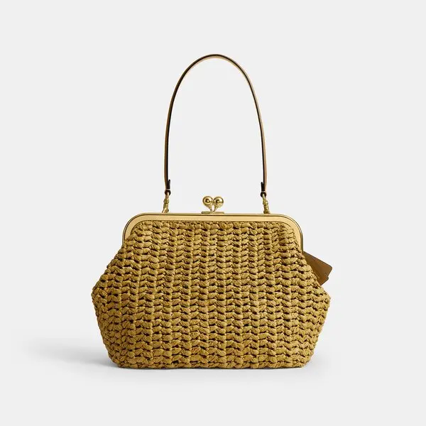COACH OUTLET Kisslock Frame Bag 27 - Brass/muted Olive