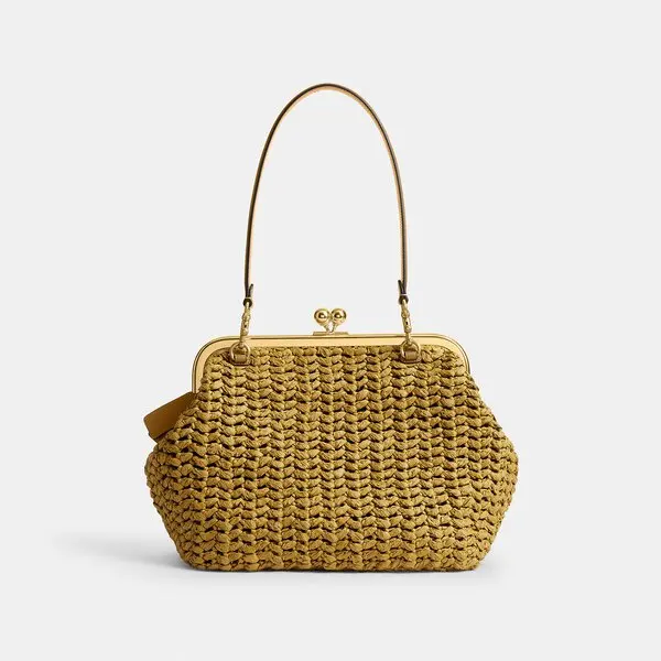 COACH OUTLET Kisslock Frame Bag 27 - Brass/muted Olive