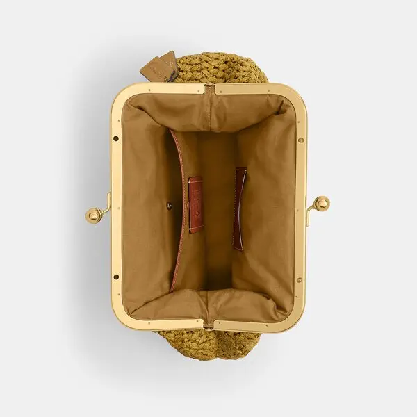 COACH OUTLET Kisslock Frame Bag 27 - Brass/muted Olive