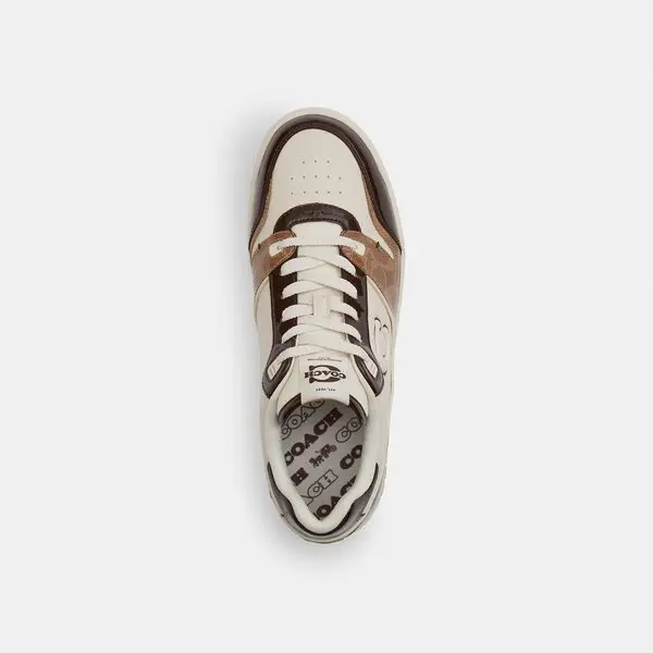 COACH OUTLET Soho Sneaker With Patent Signature - Brown/maple