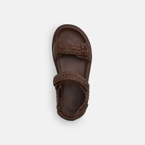 COACH OUTLET Brynn Raffia Sandal