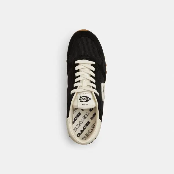 COACH OUTLET Coach Retro Runner Sneakers - Black/chalk
