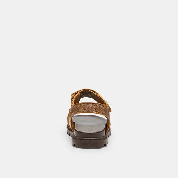 COACH OUTLET Coach Signature Double Strap Sandal