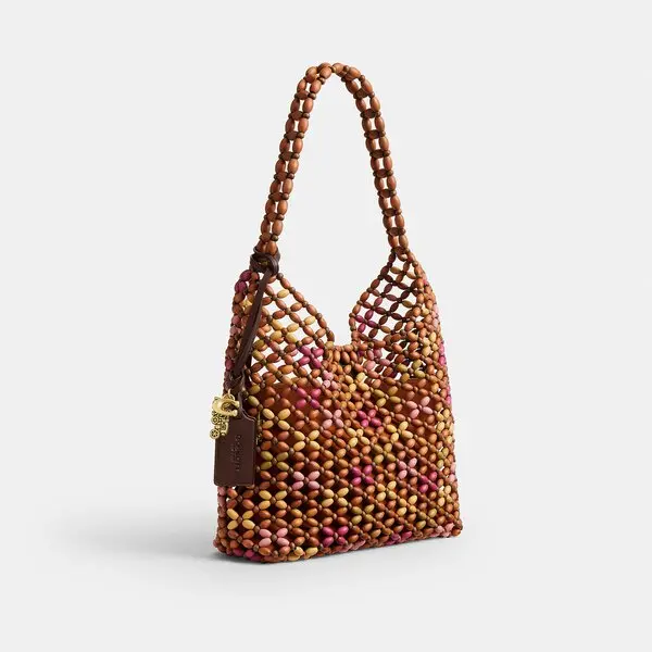 COACH OUTLET Brooklyn Shoulder Bag 28 With Wooden Beading