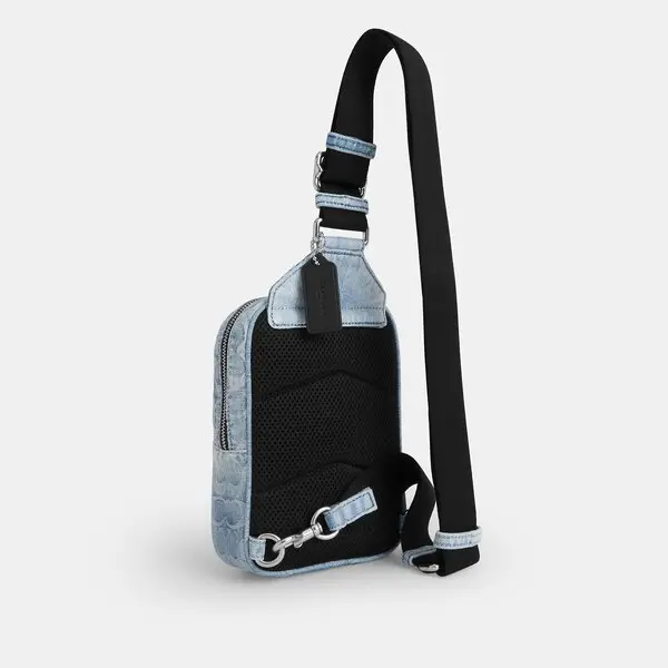 COACH OUTLET Racer Sling Pack In Loved Signature Denim