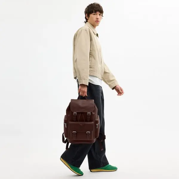 COACH OUTLET Sprint Backpack - Silver/maple