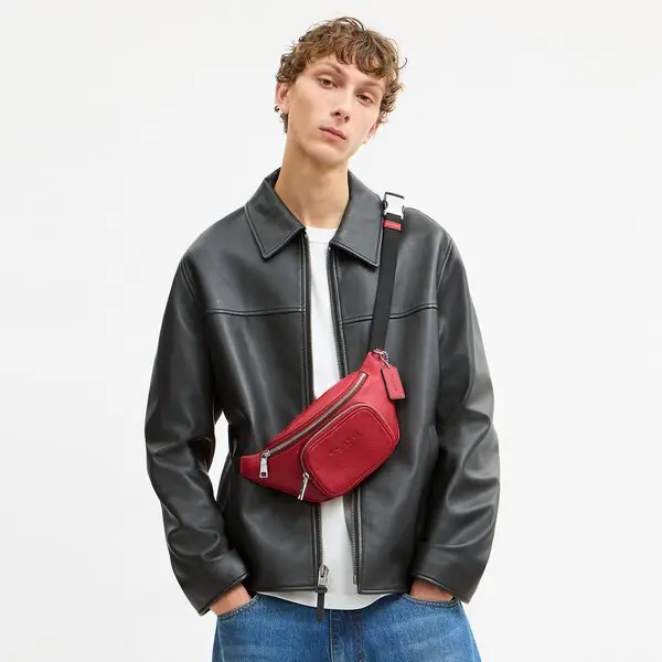 COACH OUTLET Belt Bag 30 - Silver/poppy