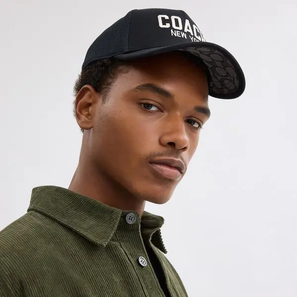 COACH OUTLET Coach Trucker Hat - Black