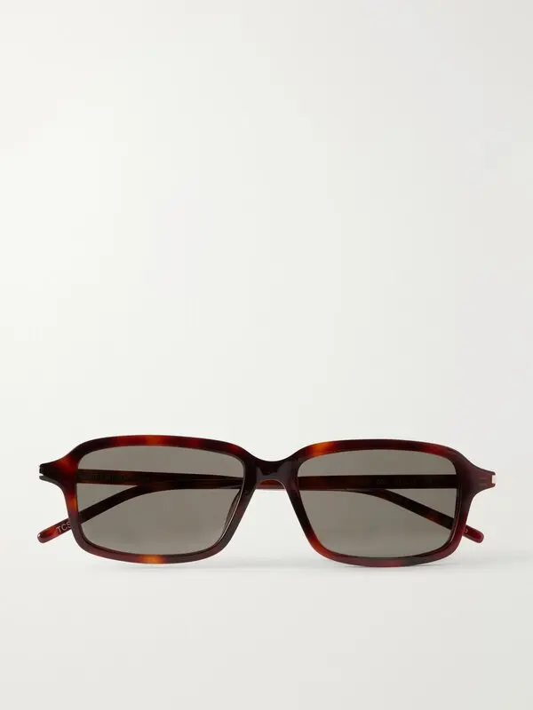 Saint Laurent Square-frame Sunglasses - Tortoiseshell