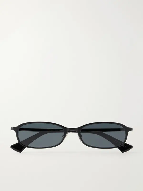Saint Laurent Round-frame Metal Sunglasses - Black