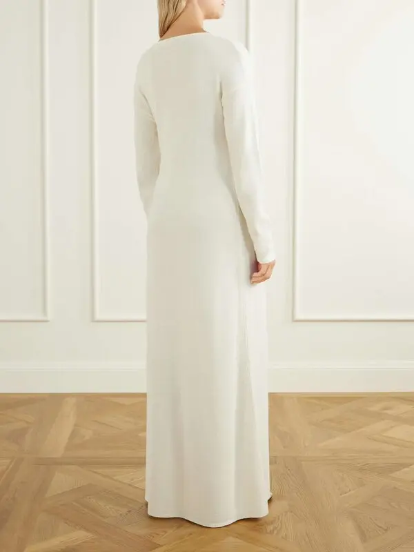 RUOHAN Aelin Silk-chenille Maxi Dress