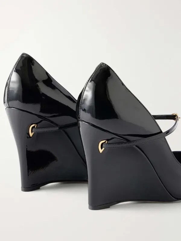 Jennifer Chamandi Lorenzo 105 Patent-leather Pumps