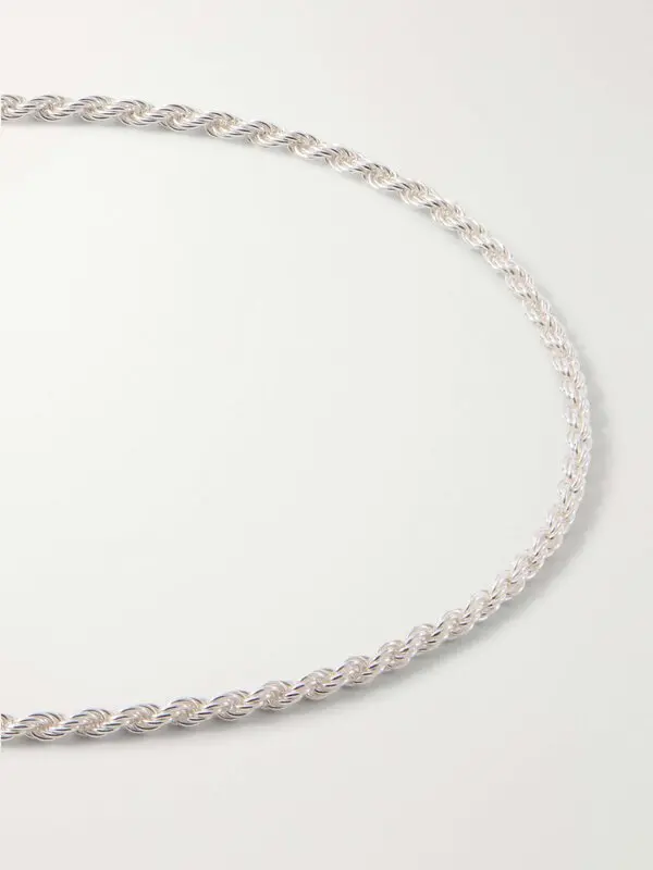 LOREN STEWART Twisted Sterling Anklet