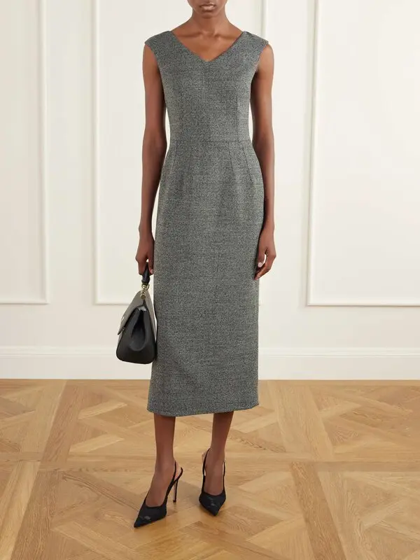 Dolce & Gabbana Stretch-wool Midi Dress