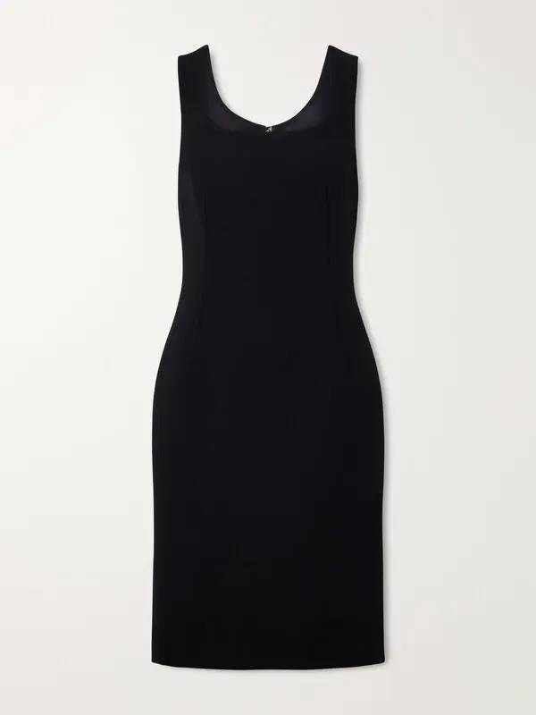 Dolce & Gabbana Virgin Wool-crepe Midi Dress