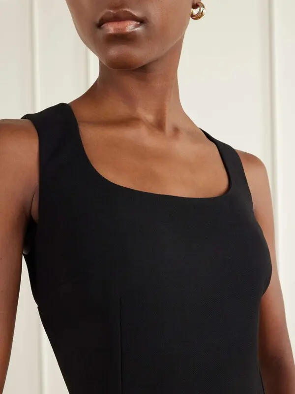 Dolce & Gabbana Virgin Wool-crepe Midi Dress