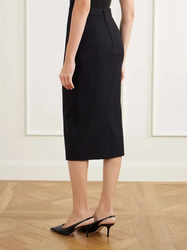 Dolce & Gabbana Stretch-wool Midi Skirt
