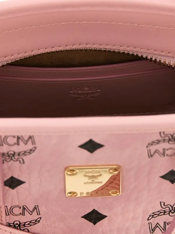 Mcm Toni" X-mini Shopping Bag - Pink