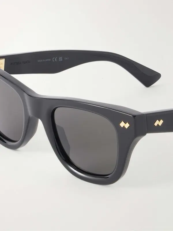 Bottega Veneta Square-frame Recycled Acetate Sunglasses