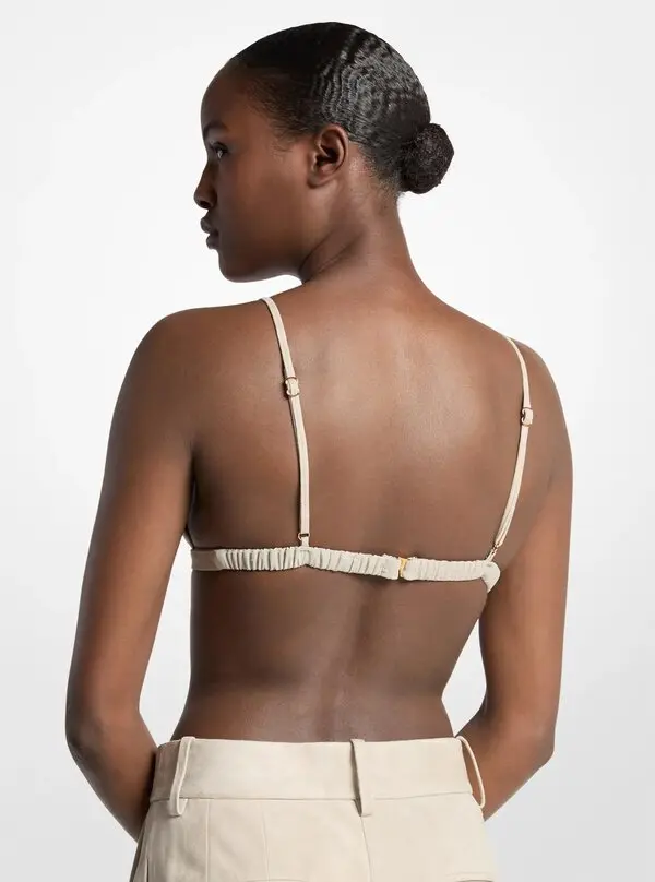 Michael Kors Suede Bra Top In Size By