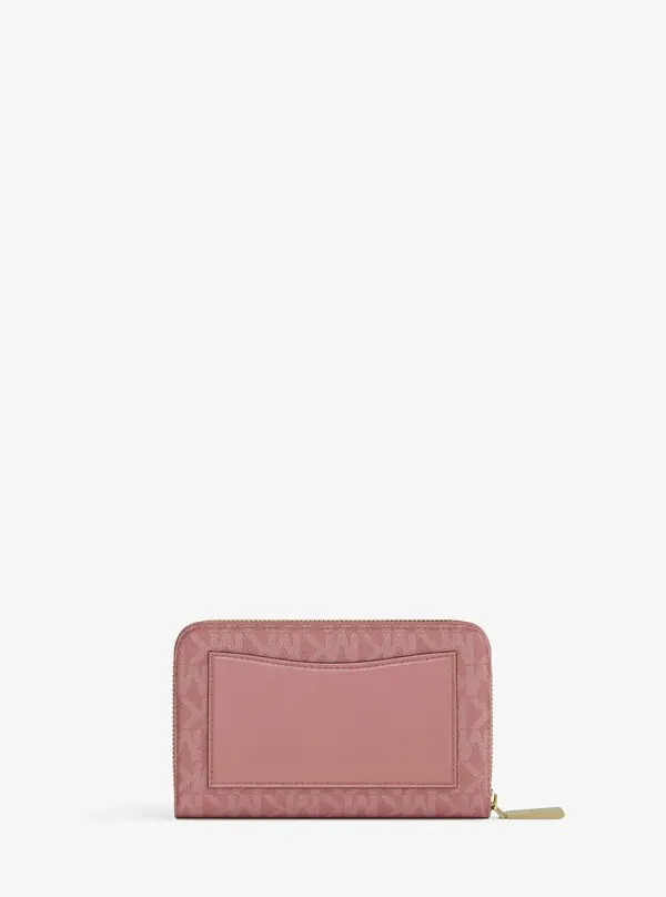 Michael Kors Small Logo Wallet In By - Pink