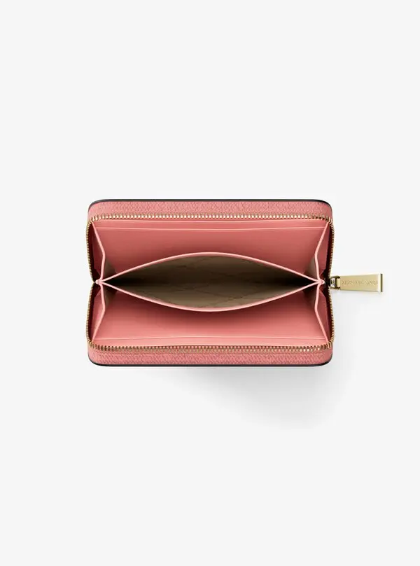 Michael Kors Small Logo Wallet In By - Pink