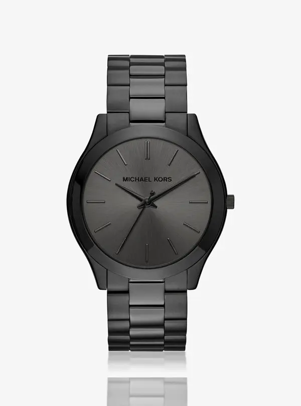 Michael Kors Oversized Slim Runway -tone Watch In By