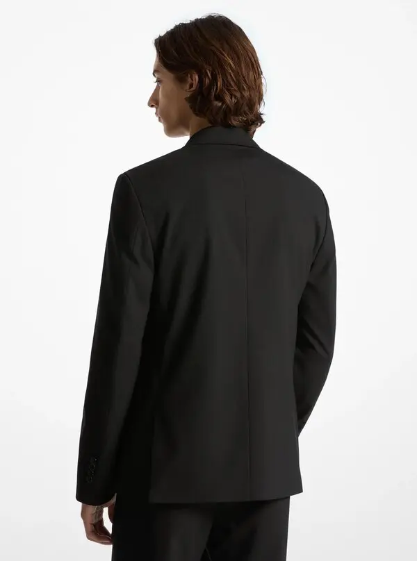 Michael Kors Stretch Tech Tailored Blazer In Size By