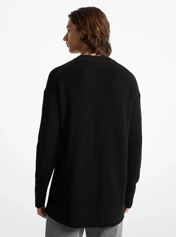 Michael Kors Ribbed Cotton Sweater