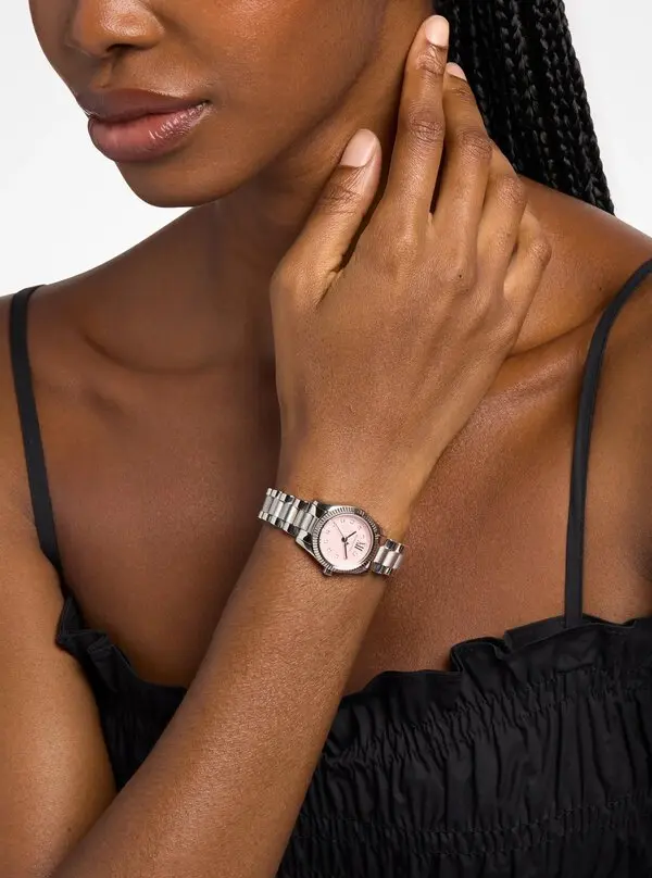 Michael Kors Petite Lexington Two-tone Pavé Watch
