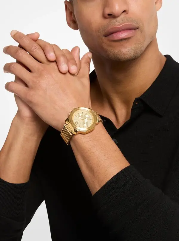 Michael Kors Oversized Prescott -tone Watch In By