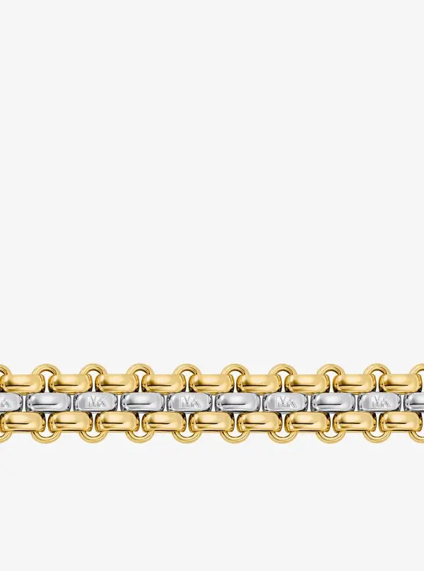 Michael Kors Two-tone 3-link Bracelet In By