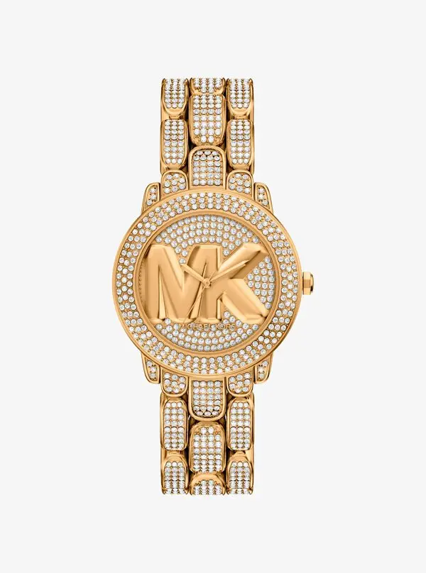 Michael Kors Pavé Phoebe -tone Watch In By