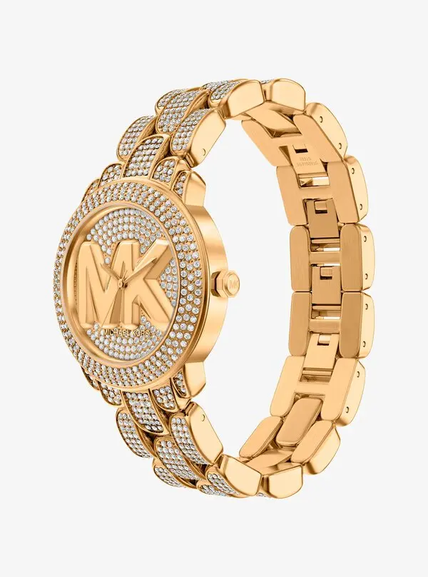 Michael Kors Pavé Phoebe -tone Watch In By