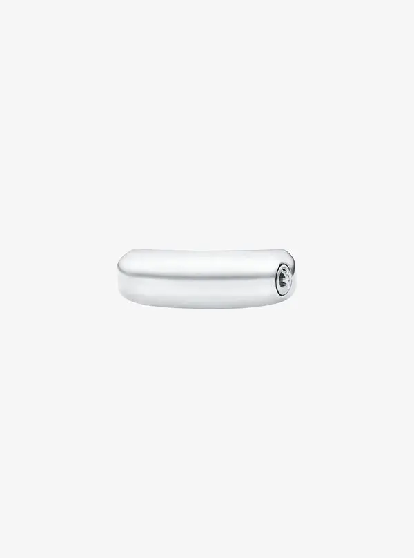 Michael Kors Square Logo Ring - Silver