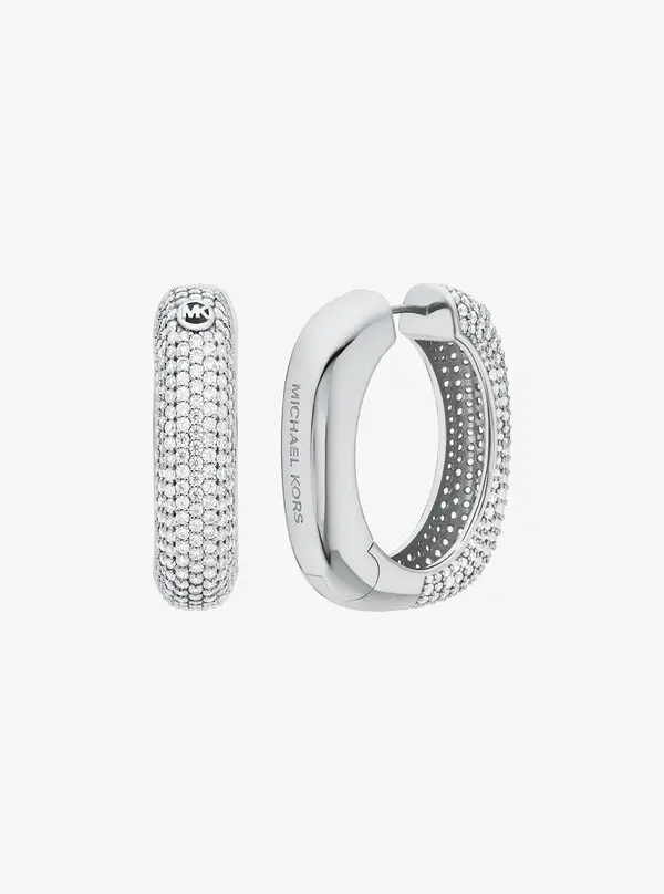 Michael Kors Pavé Square Hoop Earrings In By