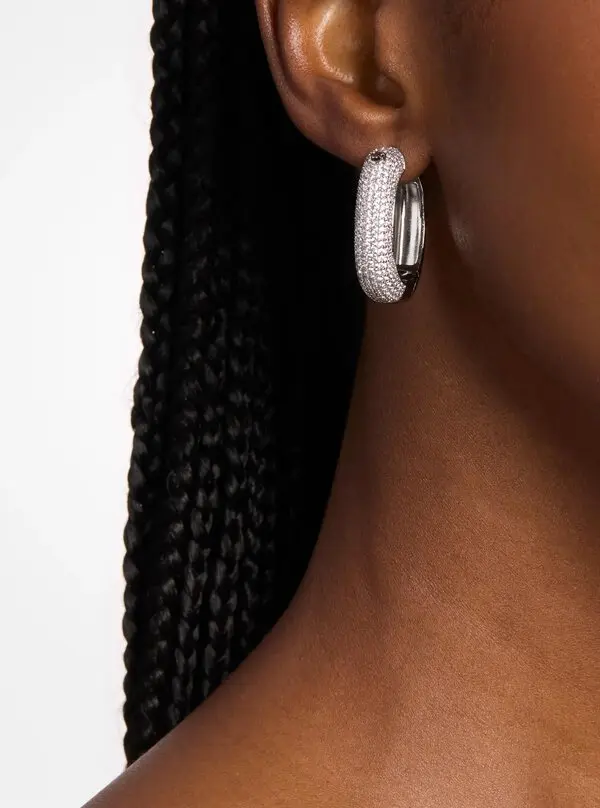 Michael Kors Pavé Square Hoop Earrings In By