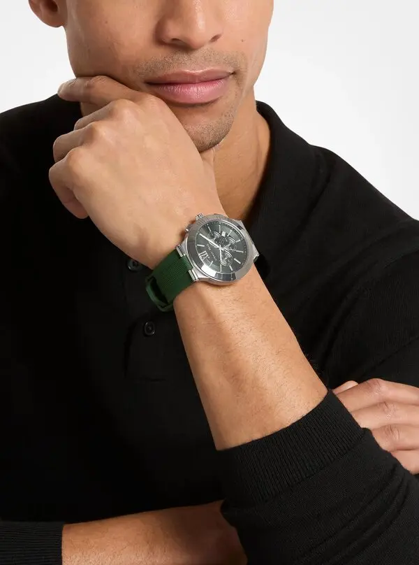 Michael Kors Oversized Billie Chronograph Watch - Green